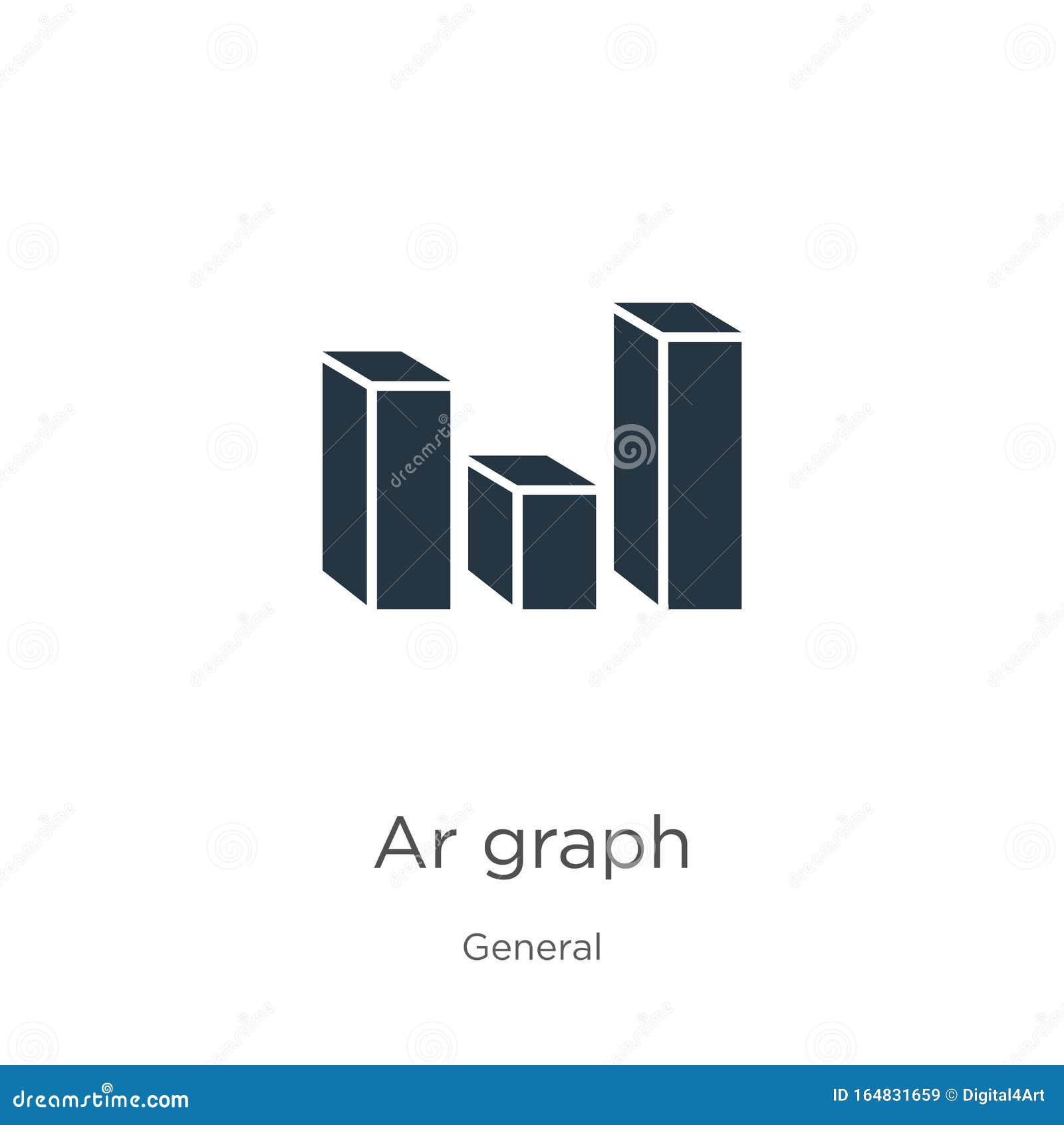 Ar Graph Icon Vector. Trendy Flat Ar Graph Icon from General Collection ...