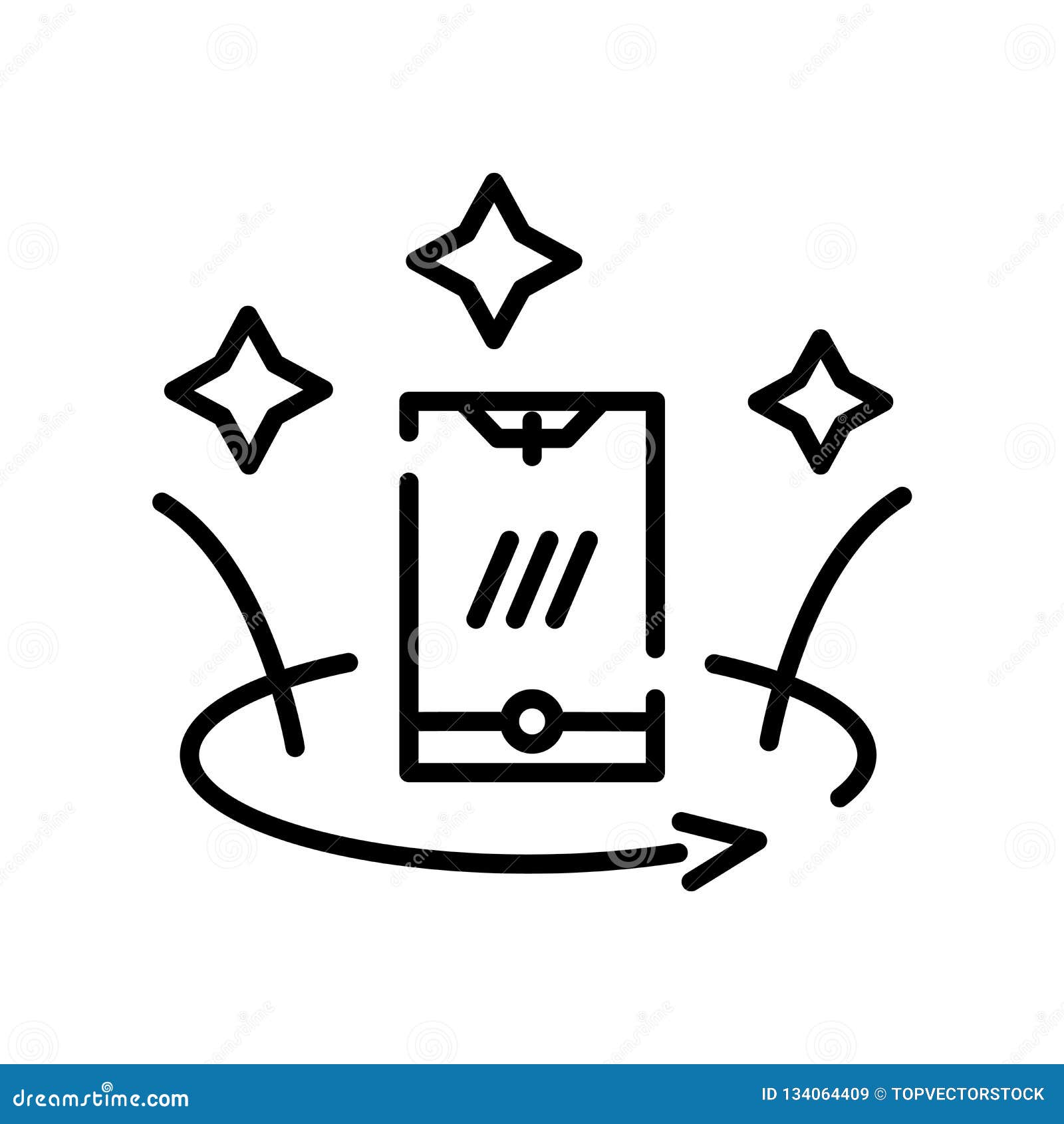 Ar Icon Vector Isolated on White Background, Ar Sign , Line Symbol or ...