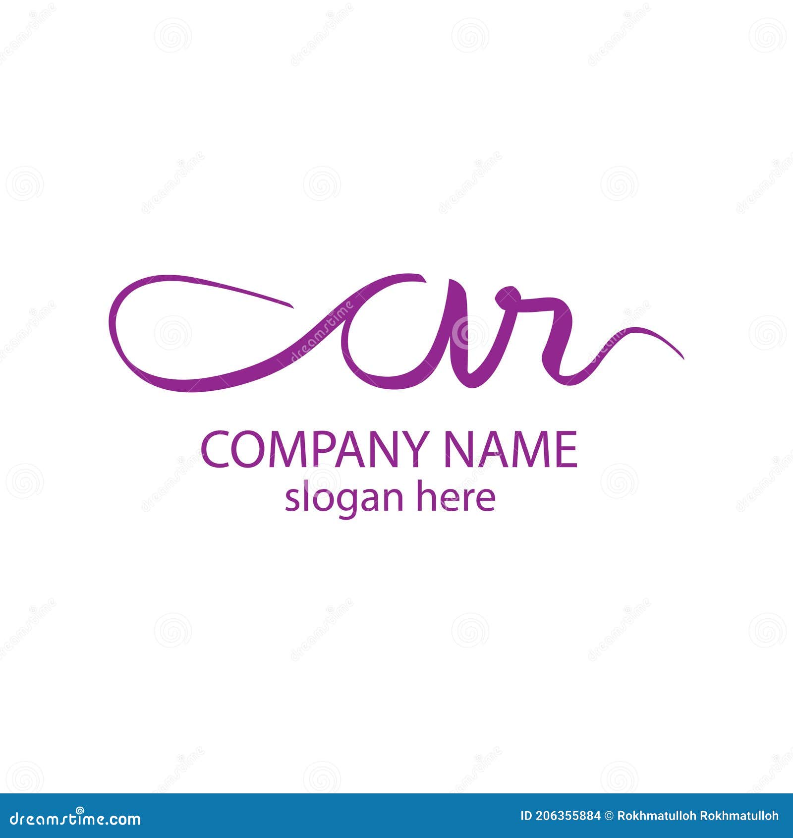 Ar Initials Logo Handwritten Design Illustration Vector Stock Vector ...