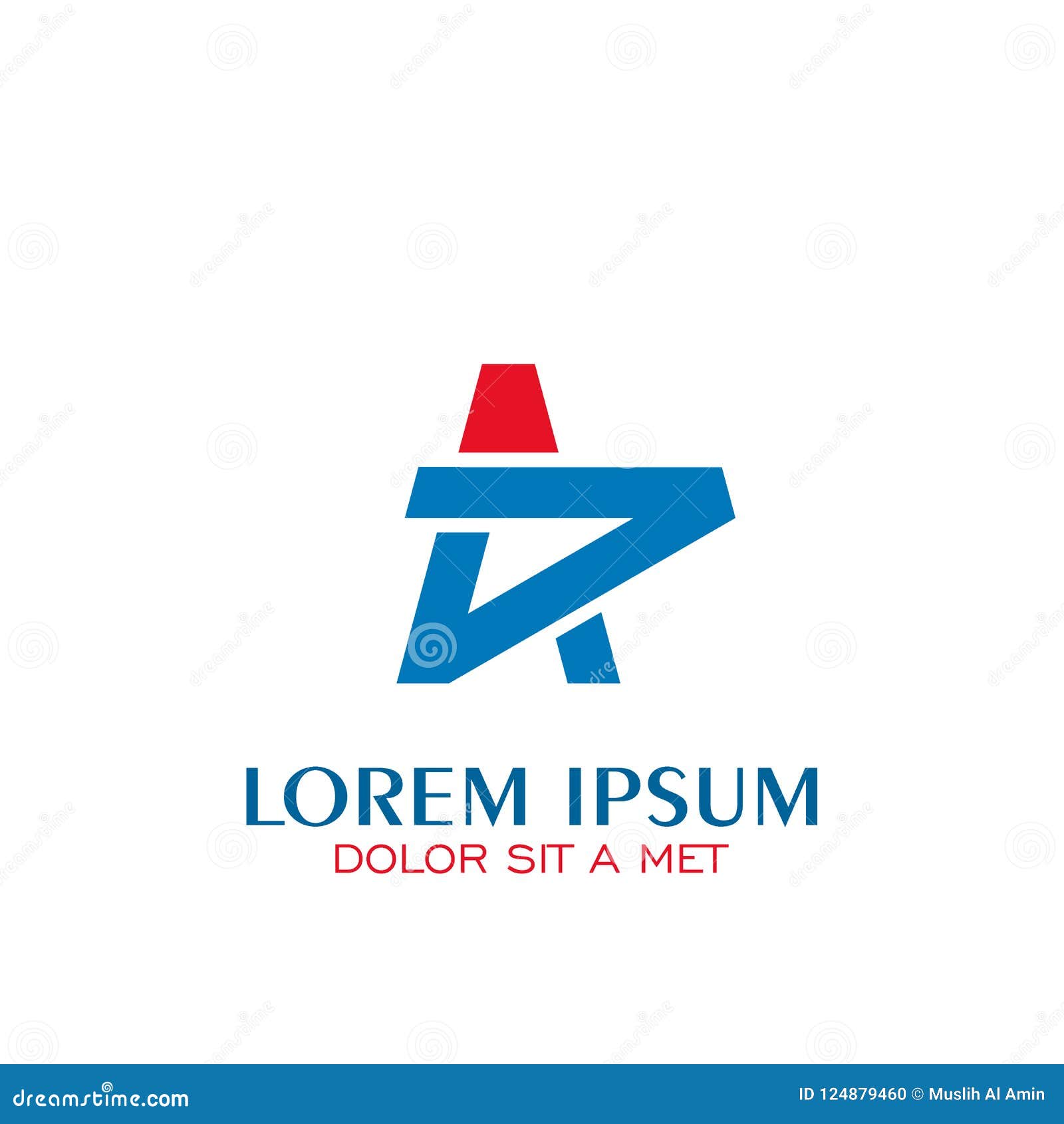 AR Letter Logo Design, Star a Letter Logo. Stock Vector - Illustration ...