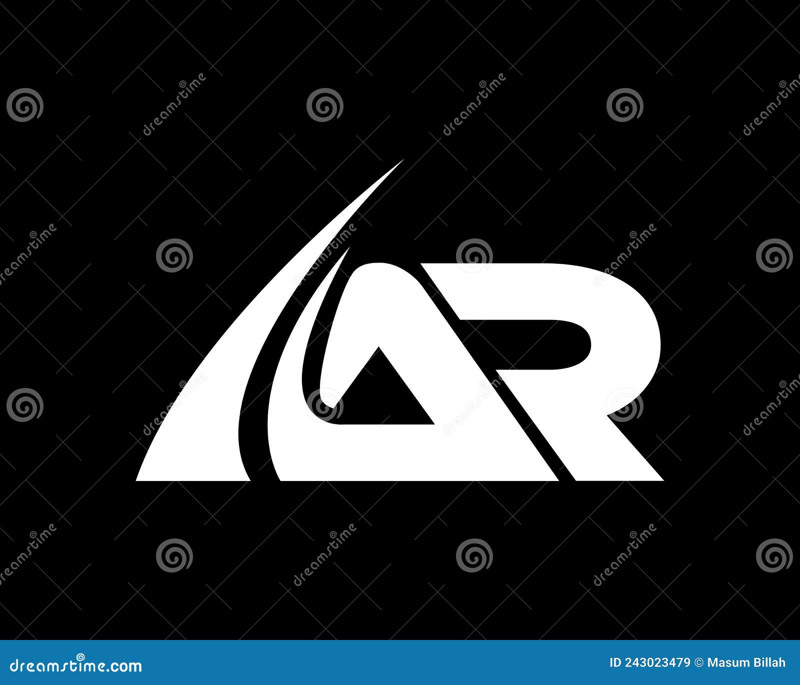 AR Letter Logo Design Vector Icon. Creative and Modern Alphabet ...