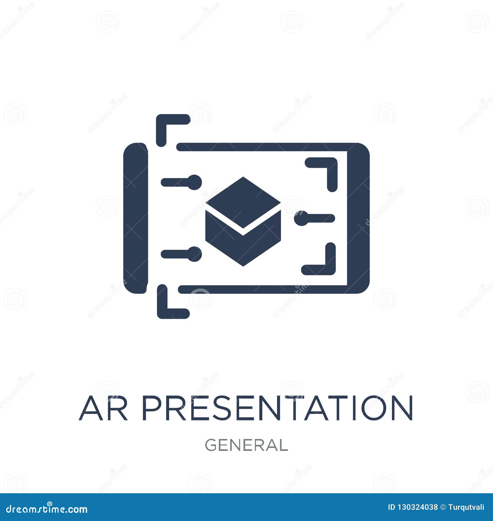 Ar Presentation Icon. Trendy Flat Vector Ar Presentation Icon on Stock ...