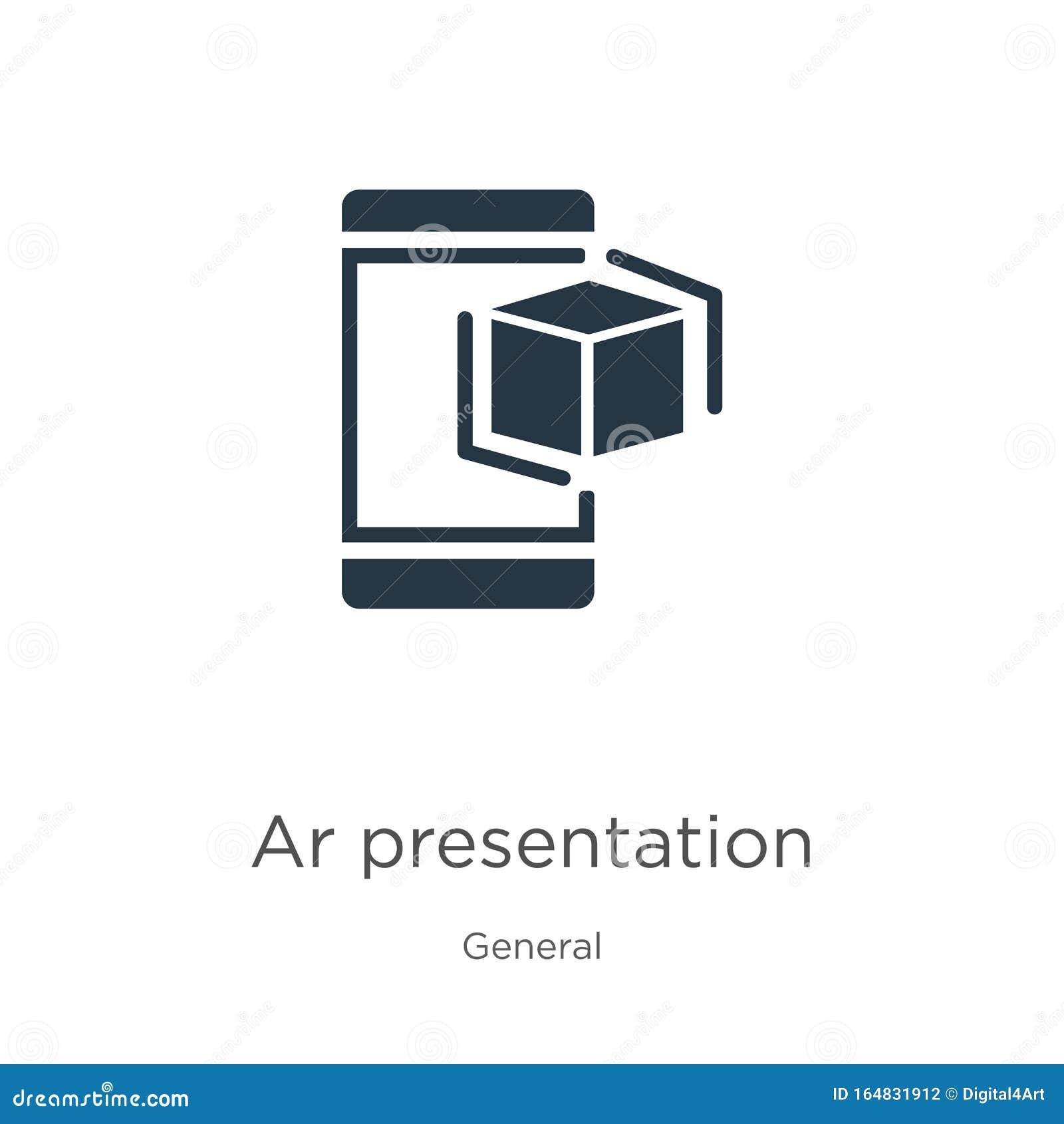 Ar Presentation Icon Vector. Trendy Flat Ar Presentation Icon from ...