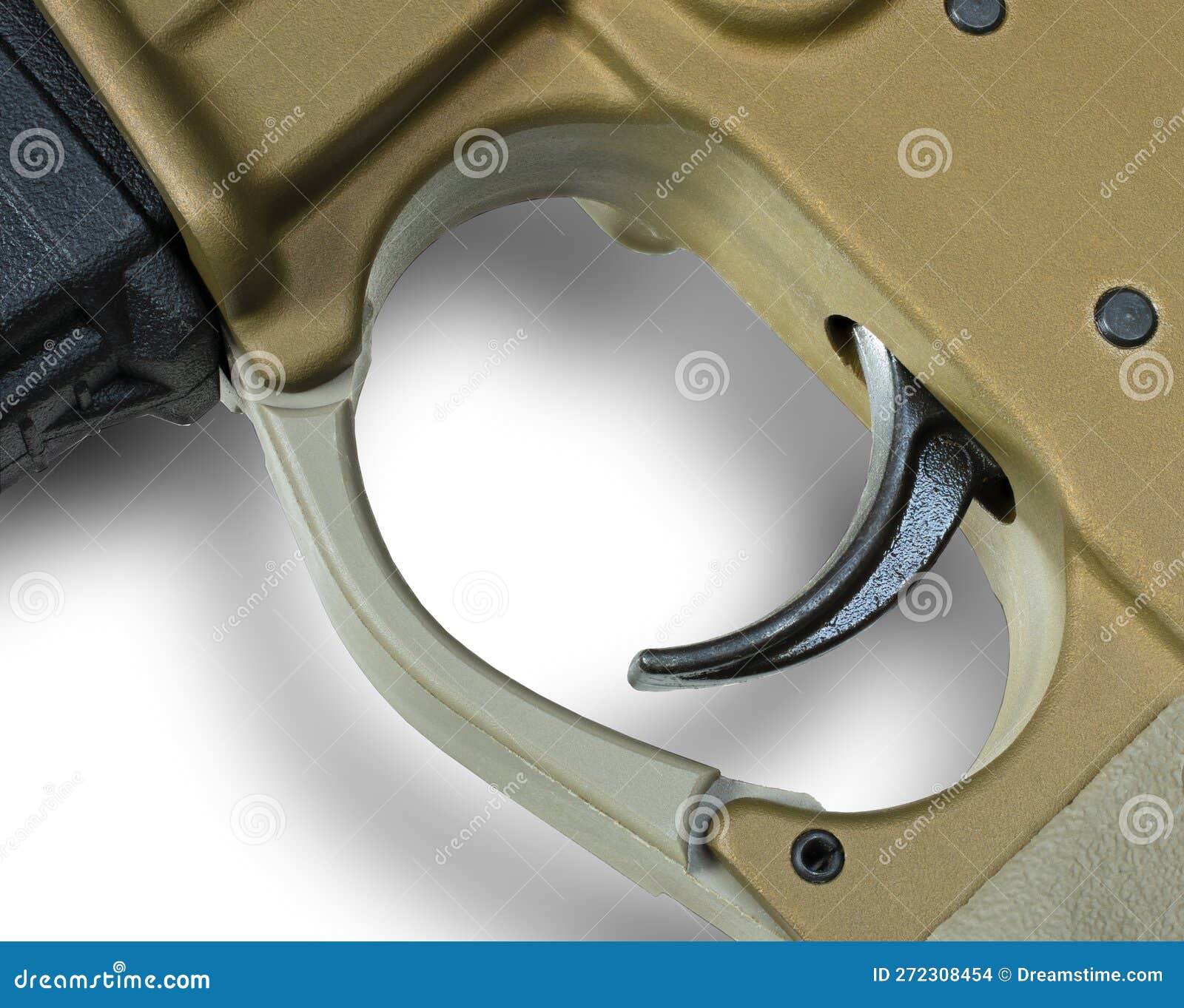 AR-15 trigger and shadow stock photo. Image of trigger - 272308454