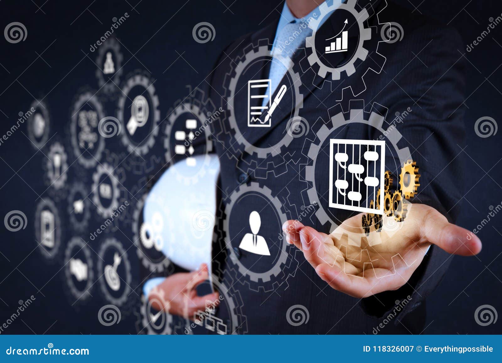 Smart engineer stock image. Image of background, hand - 118326007