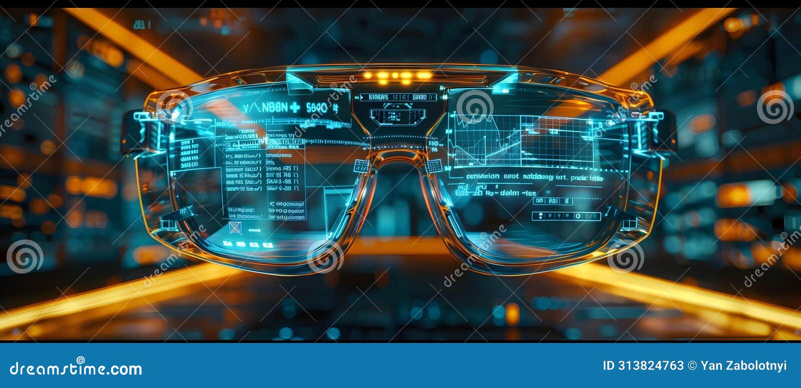 AR Vision for Industrial Precision. Concept Industrial Automation, AR ...