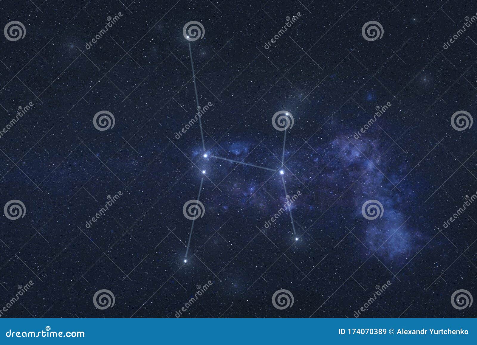 Ara Constellation in Outer Space Stock Image - Image of outer, polar ...