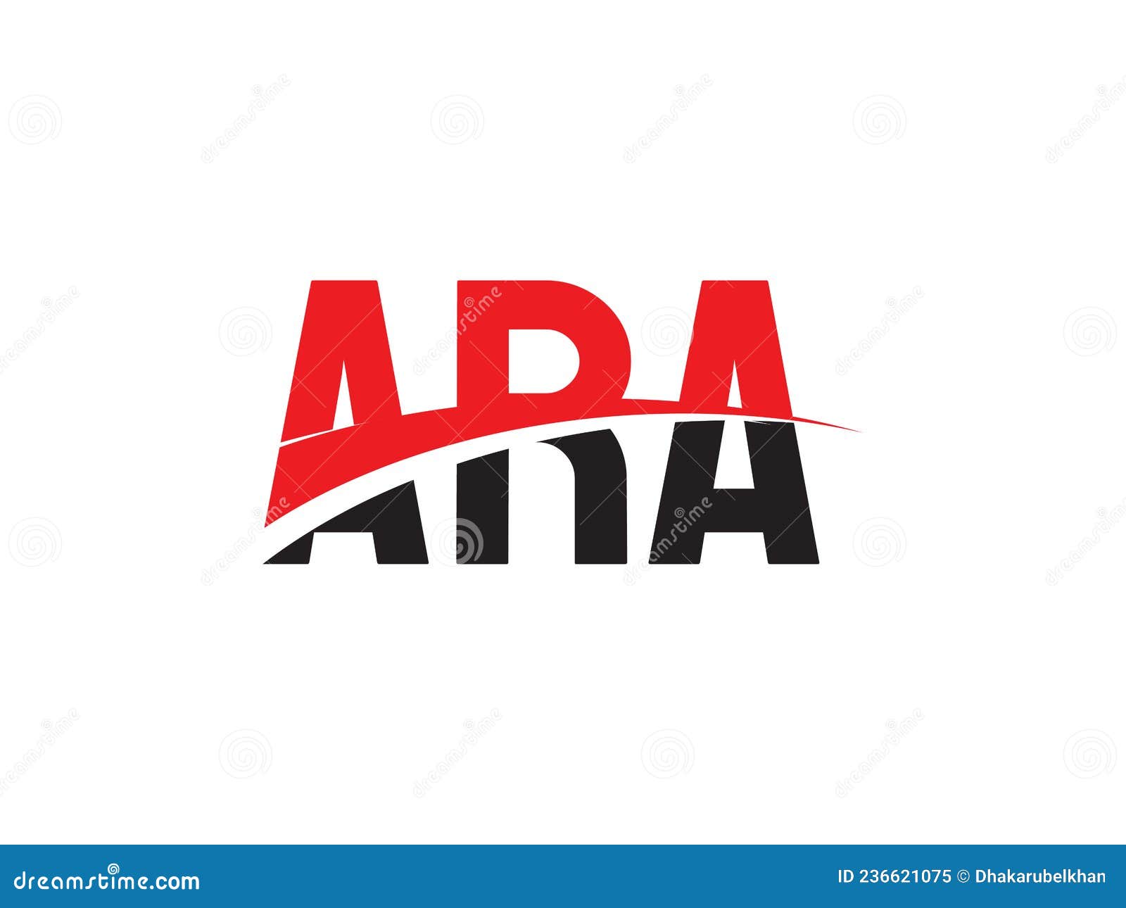 ARA Letter Initial Logo Design Vector Illustration Stock Vector ...