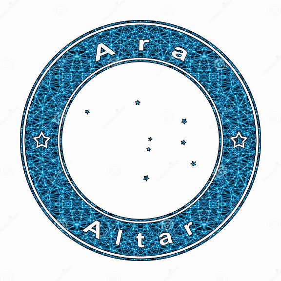 Ara Star Constellation, Altar Constellation Stock Image - Image of ...