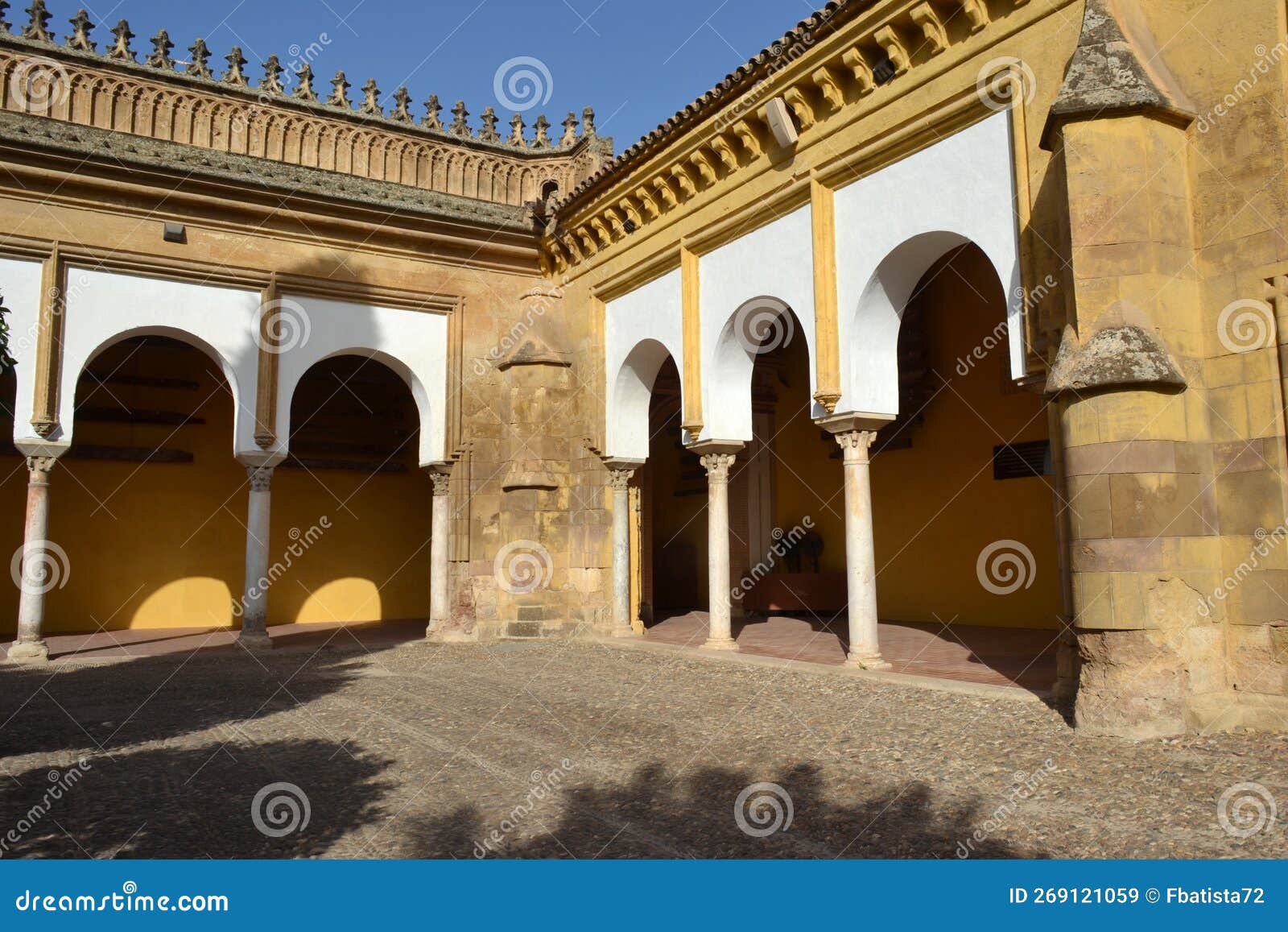 Arab Arches and Columns Inside the Mosque of Cordoba Stock Image ...
