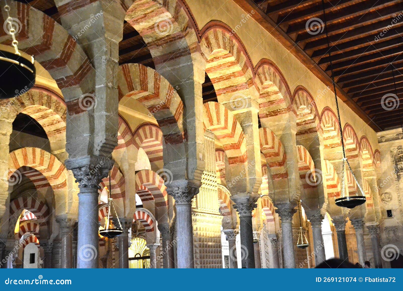Arab Arches and Columns Inside the Mosque of Cordoba, 2020 Stock Photo ...