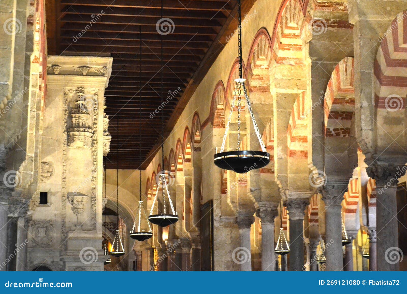 Arab Arches and Columns Inside the Mosque of Cordoba, 2020 Editorial ...