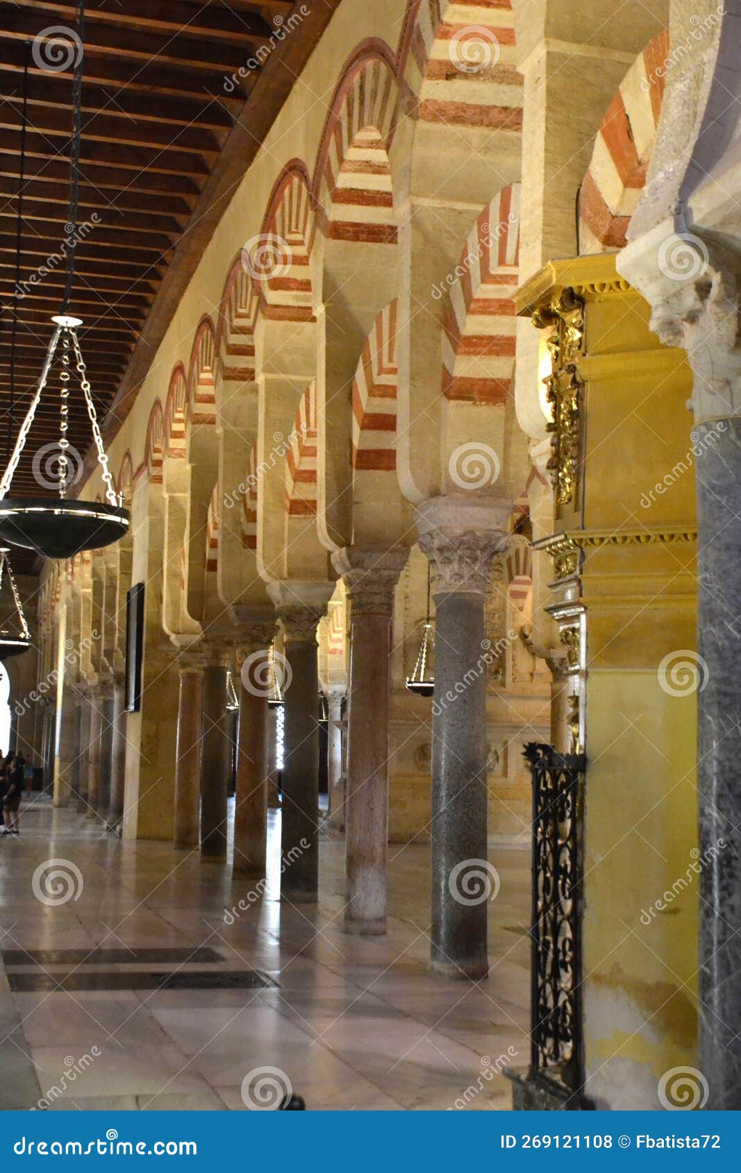 Arab Arches and Columns Inside the Mosque of Cordoba, 2020 Stock Photo ...