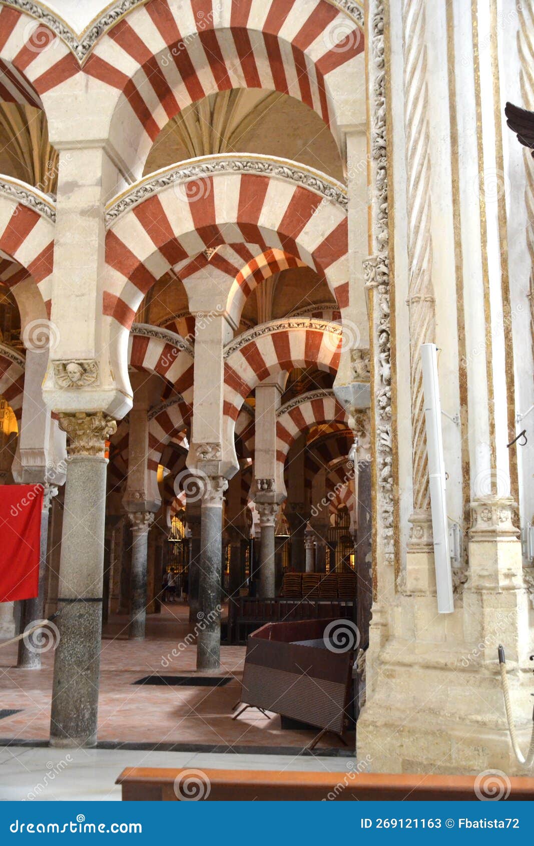 Arab Arches and Columns Inside the Mosque of Cordoba, 2020 Editorial ...
