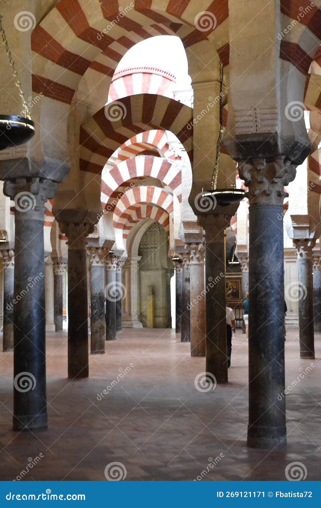 Arab Arches and Columns Inside the Mosque of Cordoba, 2020 Stock Image ...
