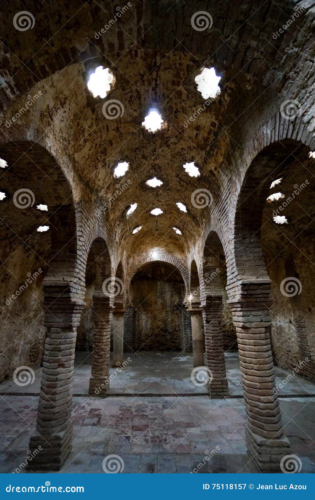 Arab Baths in Ronda, Spain stock image. Image of village - 75118157