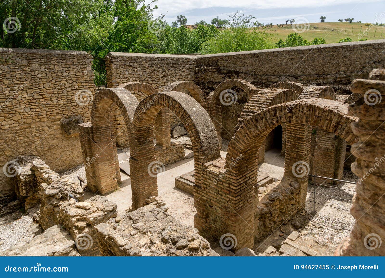 Arab Baths of Ronda Spain stock image. Image of ancient - 94627455