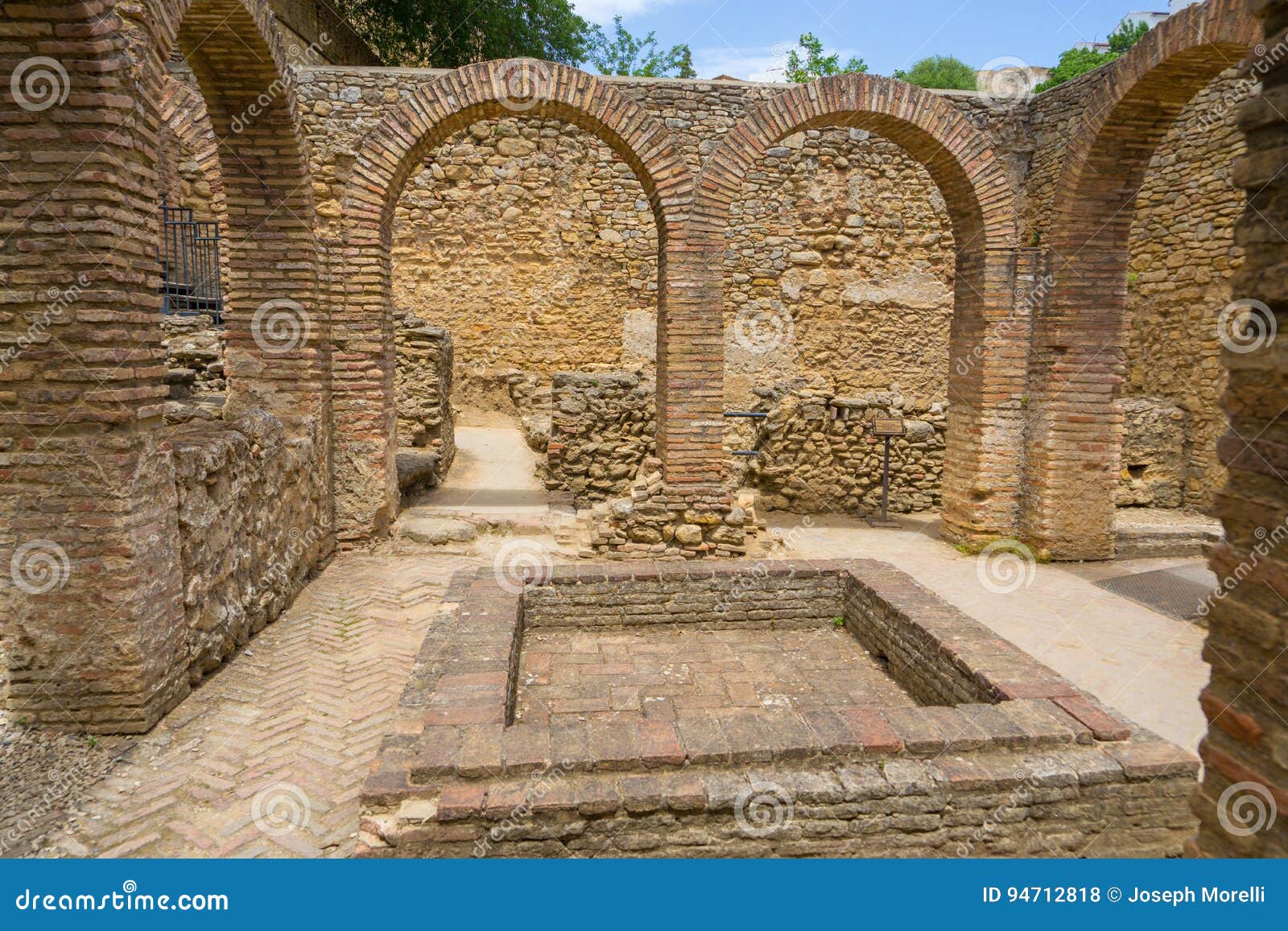 Arab Baths of Ronda Spain stock photo. Image of historic - 94712818