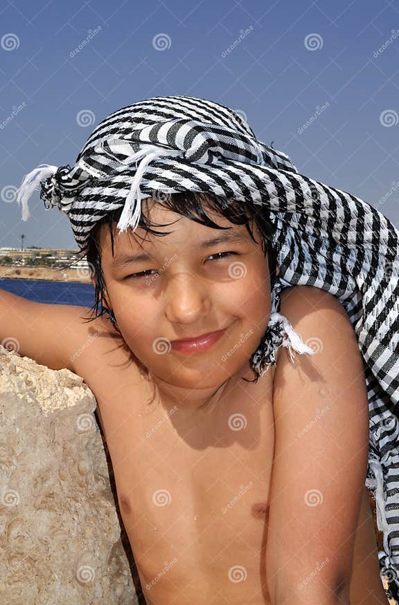 Arab Boy stock image. Image of africa, stones, arab, recreation - 16092049