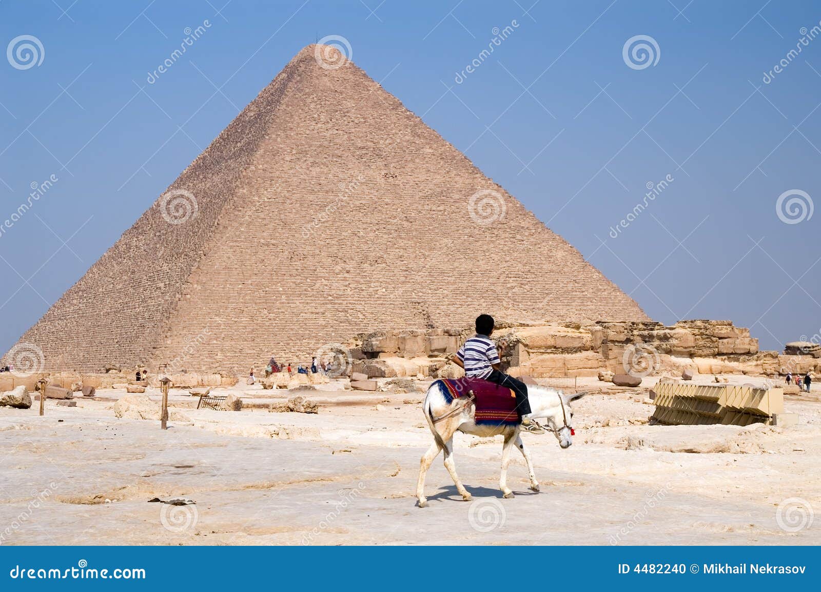 Arab boy and pyramid stock photo. Image of cairo, heritage - 4482240