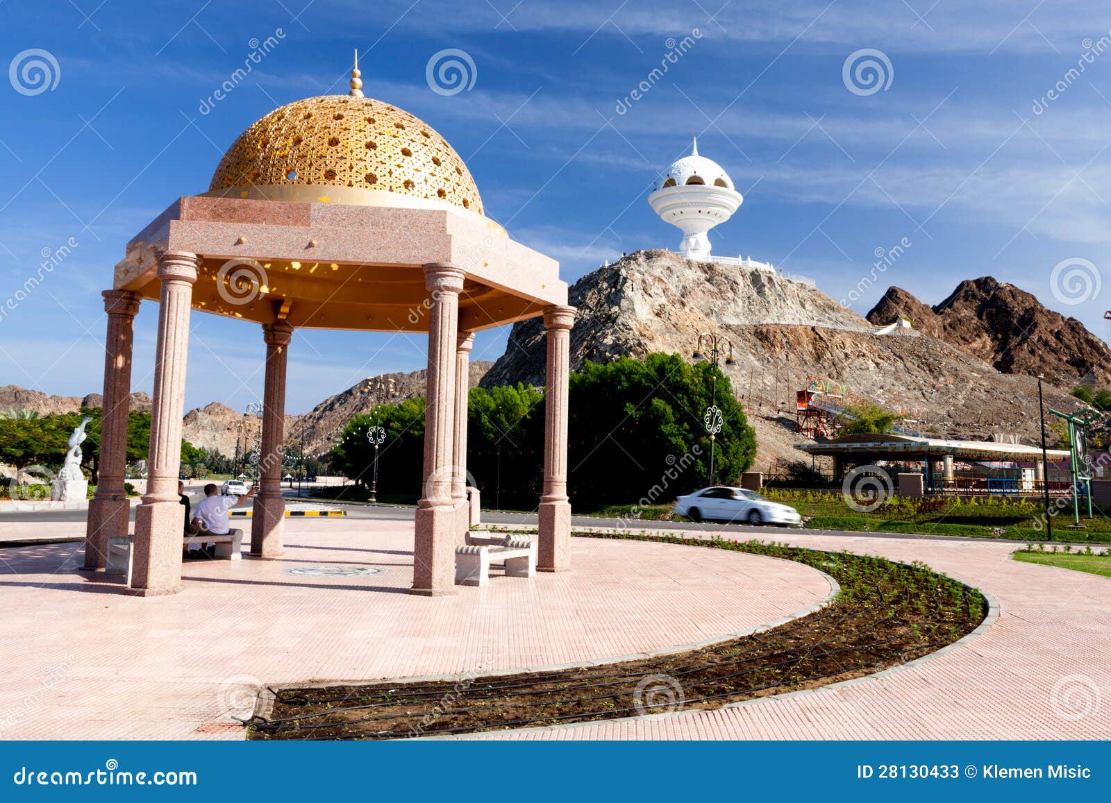 Arab Building in Muscat, Oman Stock Image - Image of shapes, gold: 28130433
