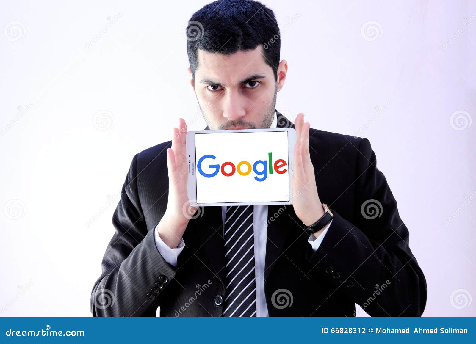 Arab Business Man with Google Editorial Photography - Image of ...