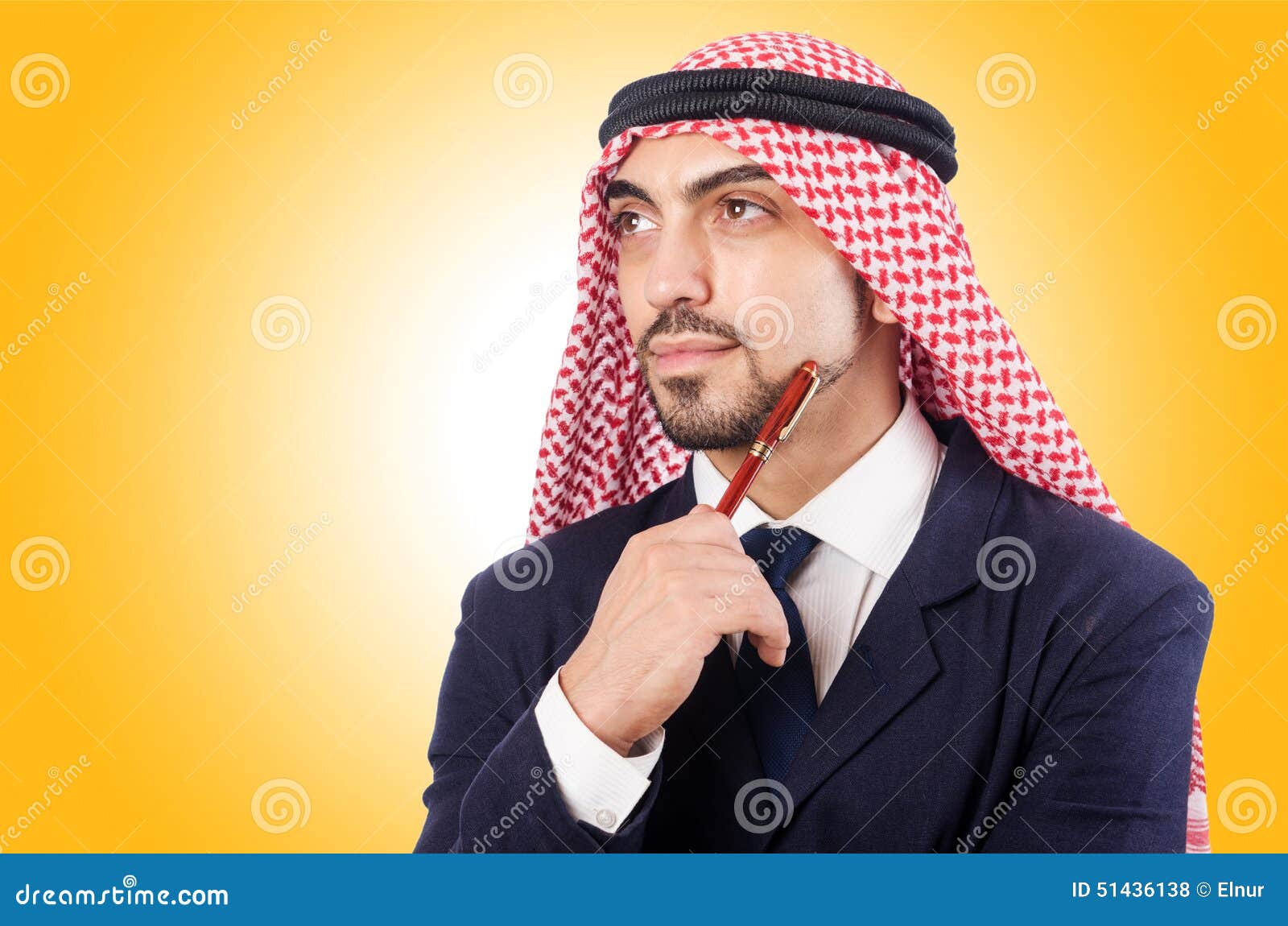 Arab businessman stock photo. Image of asian, handsome - 51436138