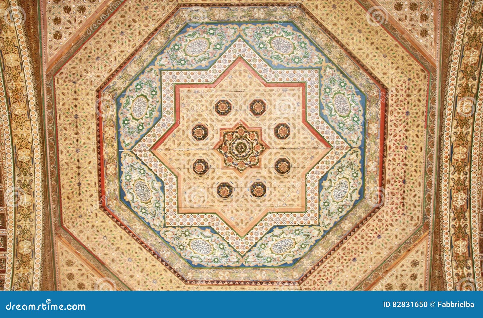 Arab ceiling stock photo. Image of africa, colors, wall - 82831650
