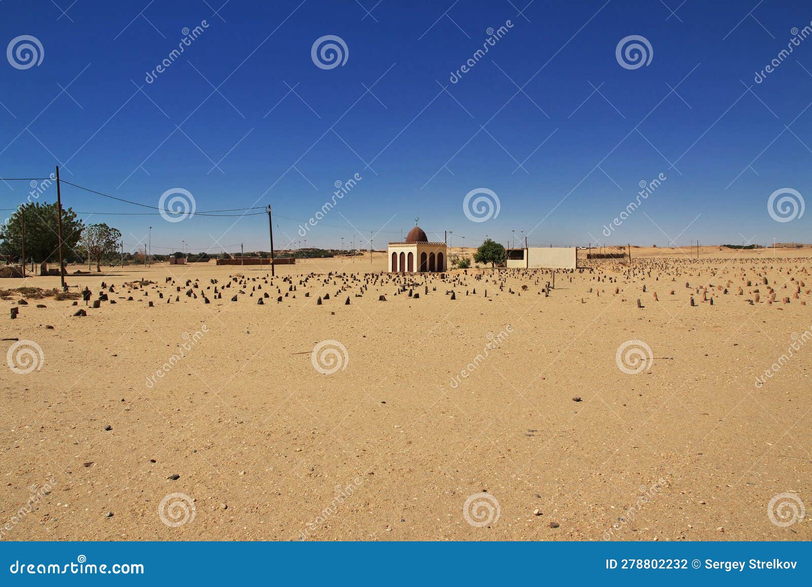 Ancient Arab Cemetery in Sudan, Africa Stock Photo - Image of ...