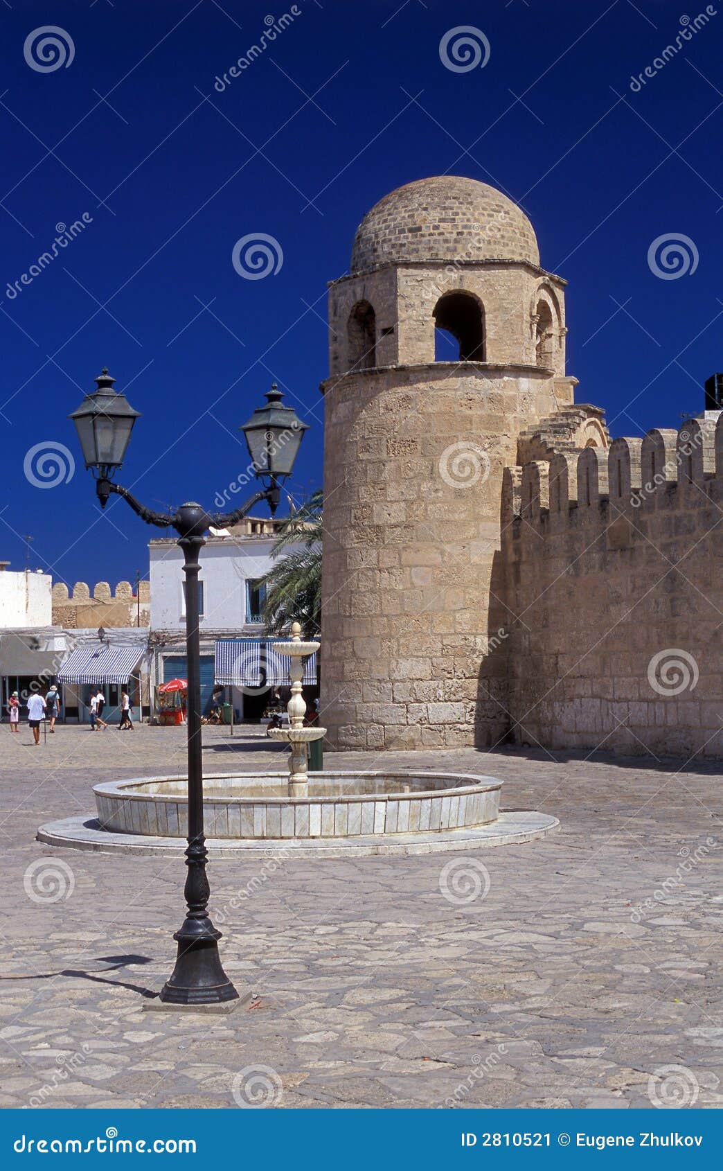Arab city s square stock image. Image of algeria, conservation - 2810521