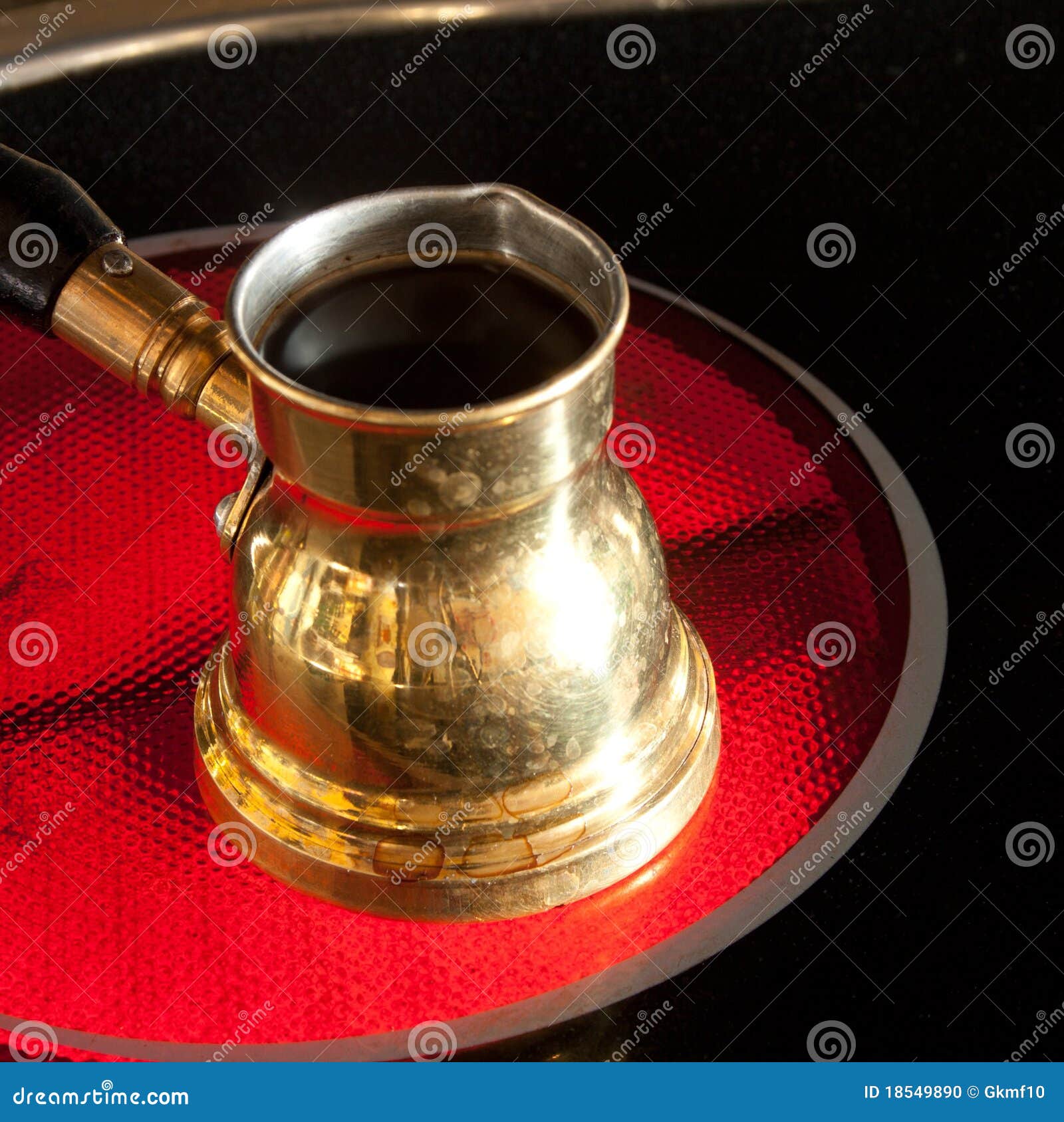 Arab coffee pot stock photo. Image of hotplate, caffeine - 18549890
