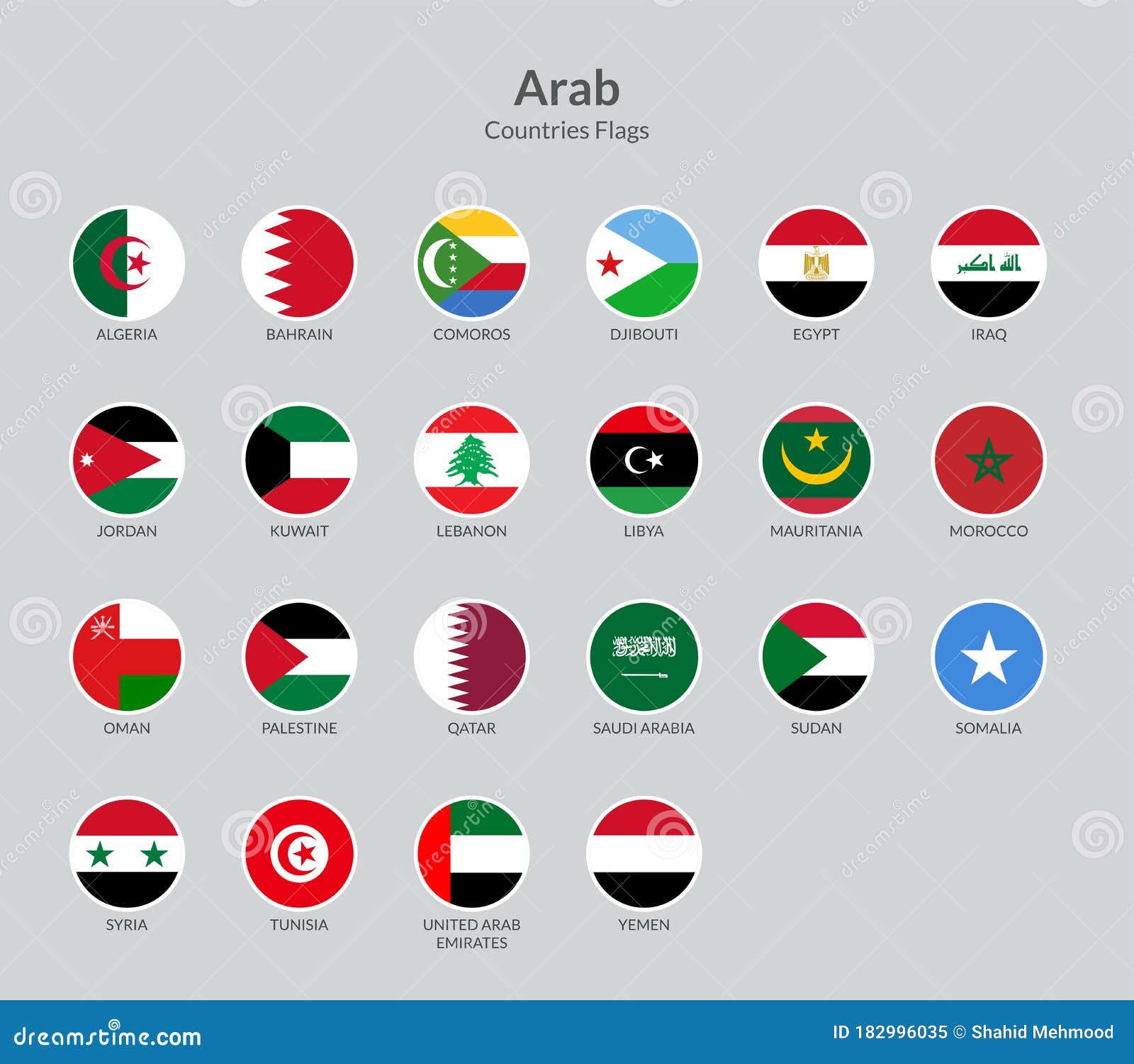Arab Countries Icons Vector Illustration | CartoonDealer.com #24754690