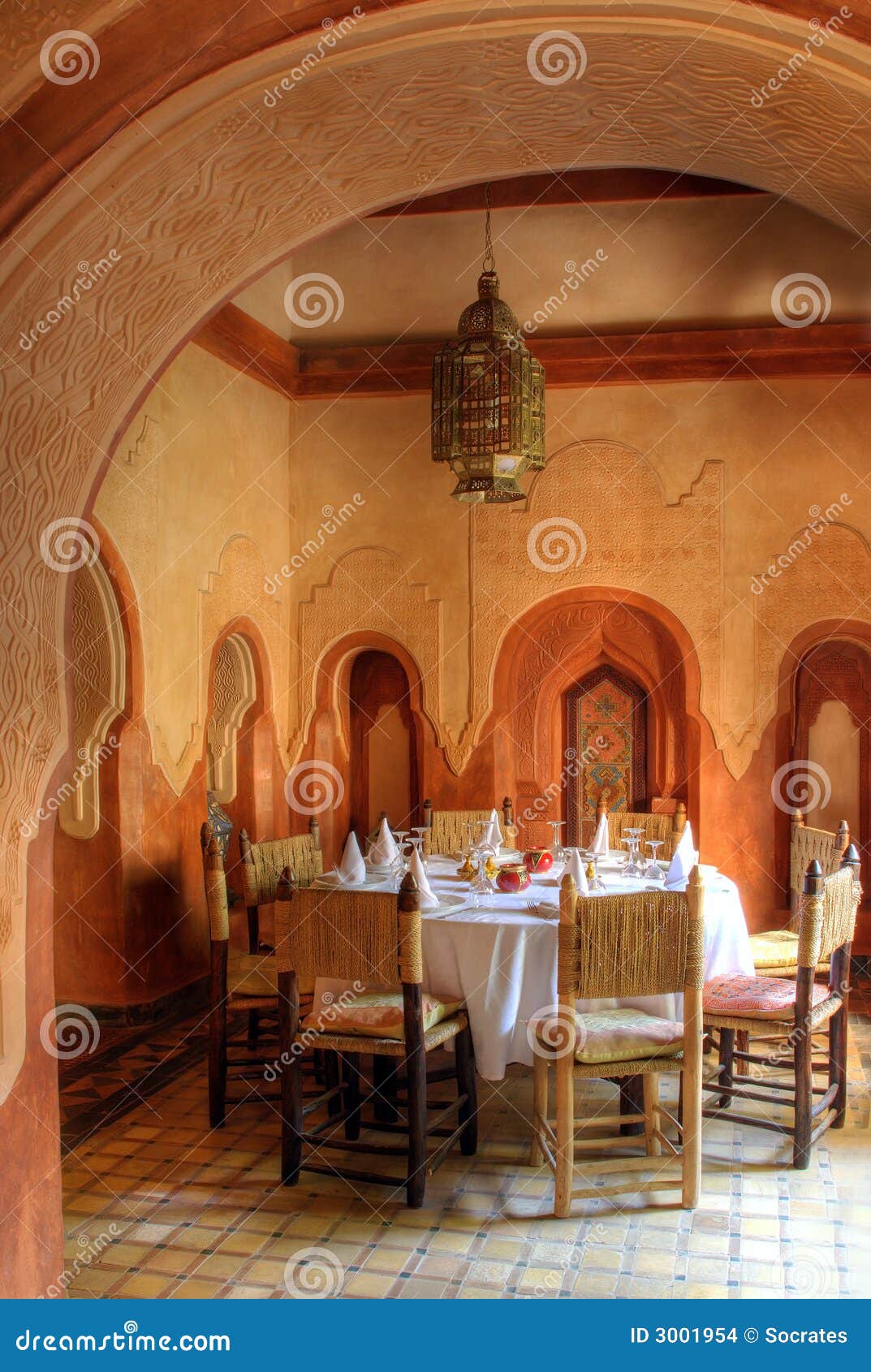 Arab dinning hall stock photo. Image of interior, east - 3001954