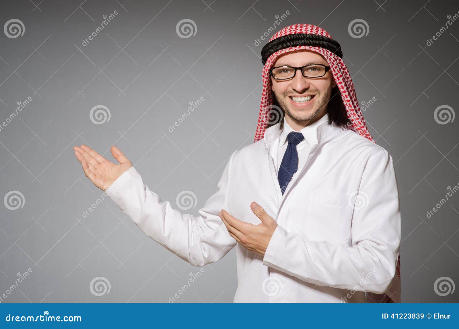 Arab doctor stock image. Image of arab, portrait, mature - 41223839
