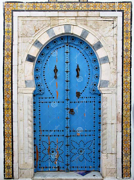 Arab door stock image. Image of arabic, traditional, inscription - 15257965
