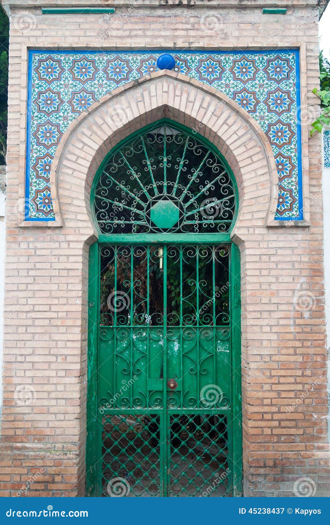 Arab door stock image. Image of design, islam, decoration - 45238437