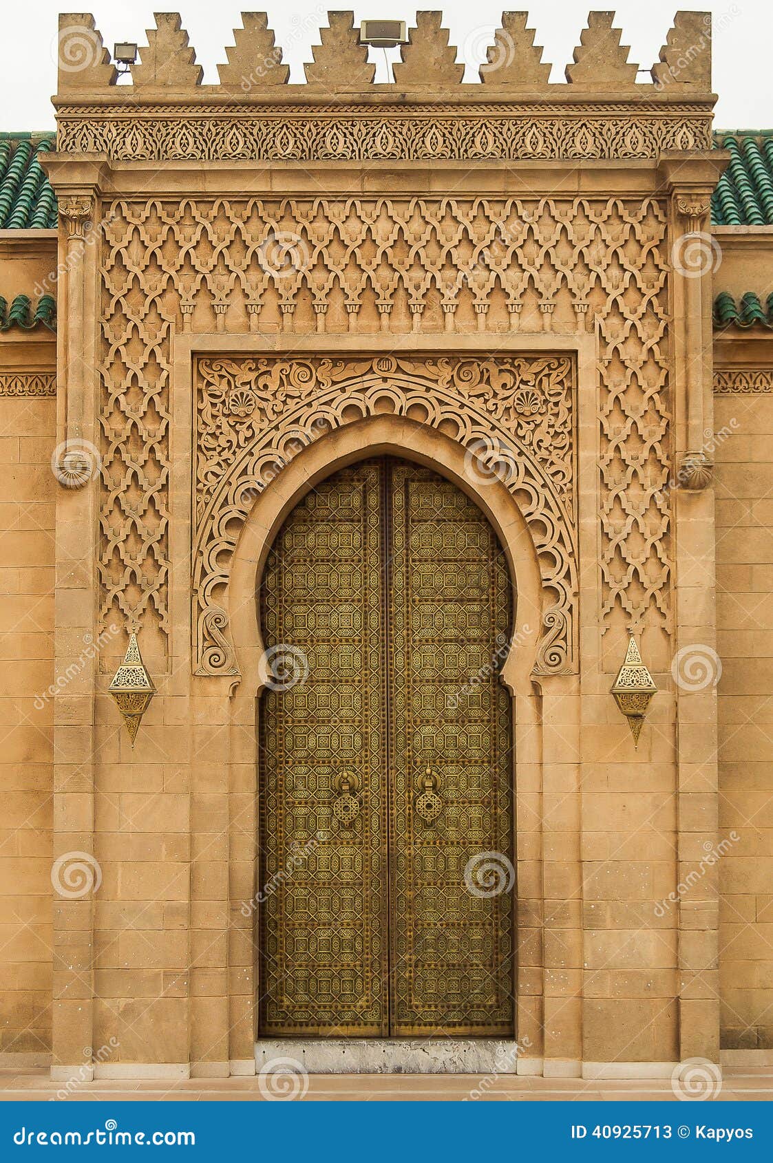 Arab door stock image. Image of marrakesh, stone, gate - 40925713