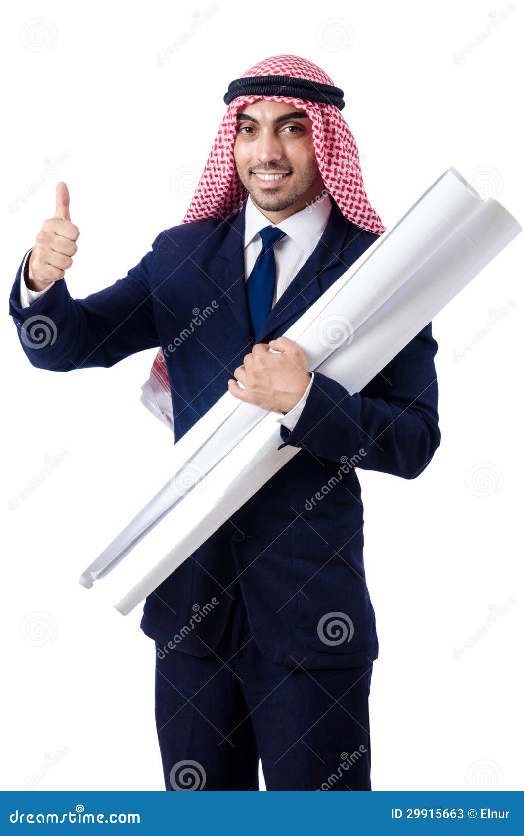 Arab engineer stock image. Image of arabian, designer - 29915663