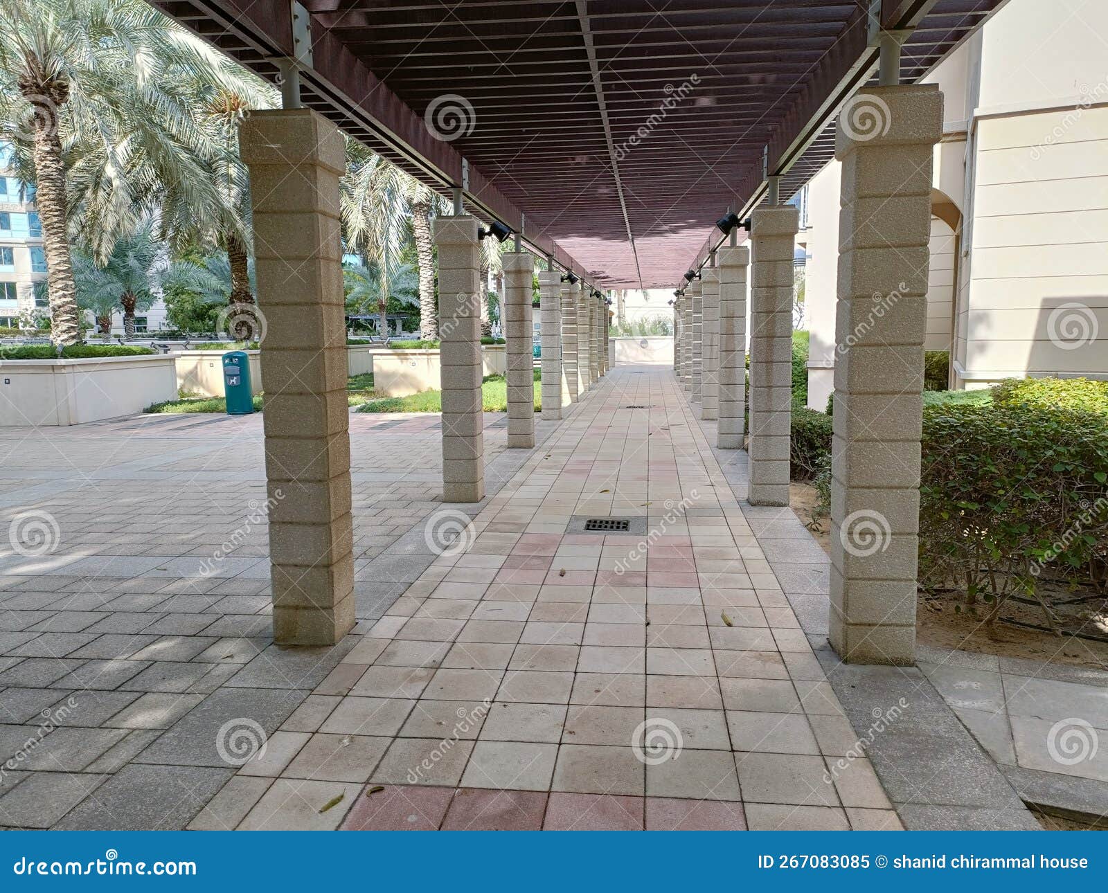 Arab Heritage Traditional Sidewalk Stock Image - Image of backyard ...