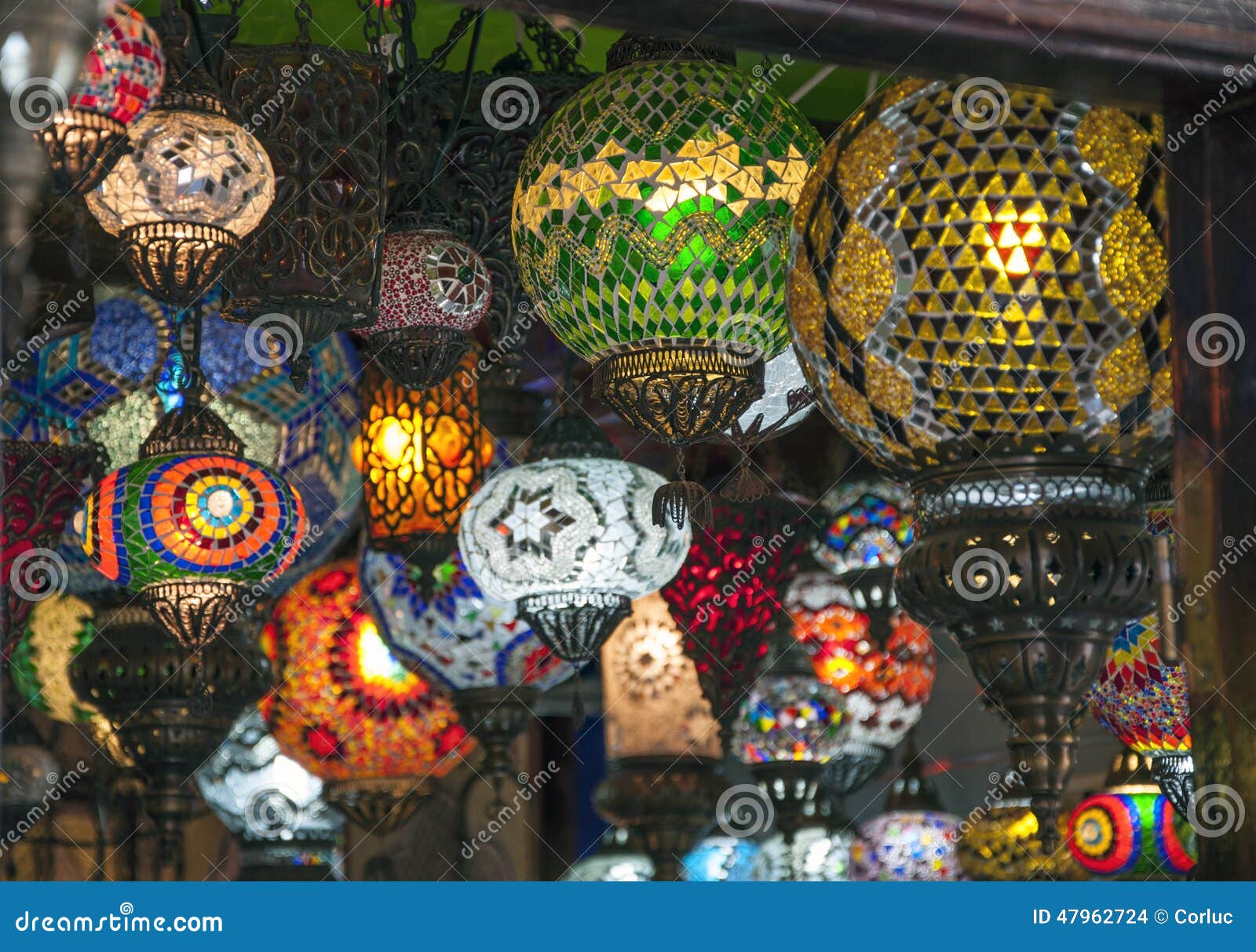 Arab lanterns stock photo. Image of shop, moroccan, islamdark - 47962724