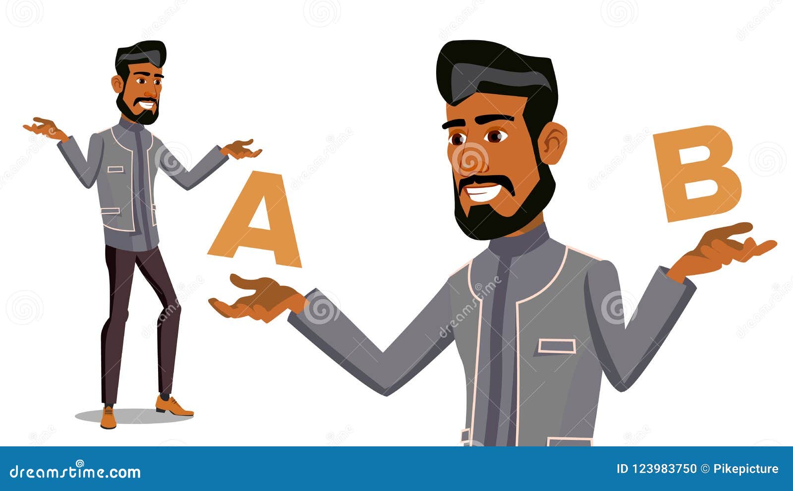 Confused Minds Tiger Cartoon Vector | CartoonDealer.com #161526951