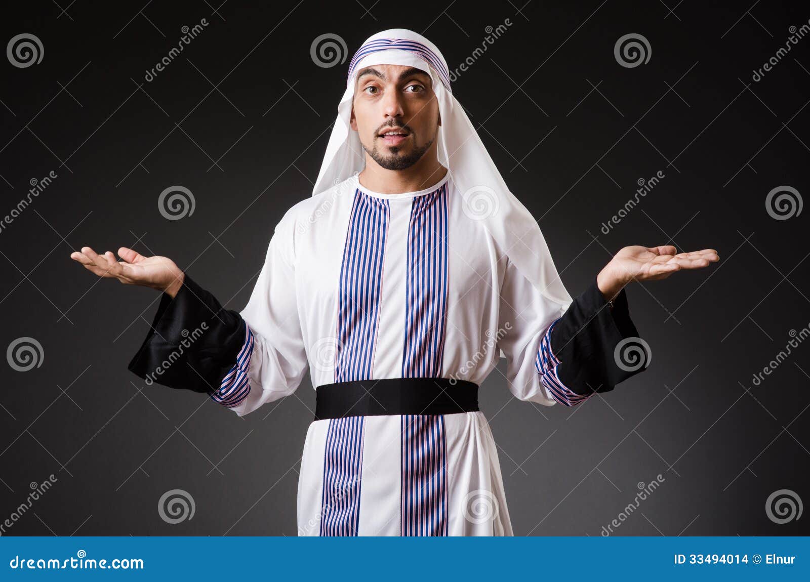 Arab man stock photo. Image of kandura, business, background - 33494014
