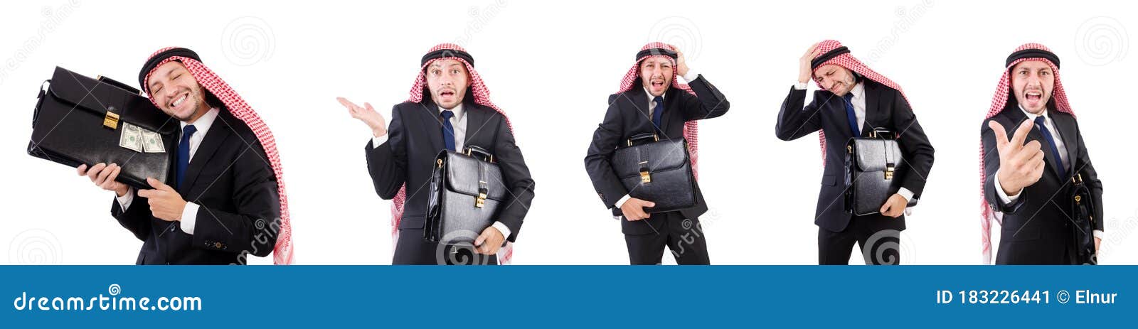 Arab Man in Diversity Concept Stock Image - Image of arabic, collection ...
