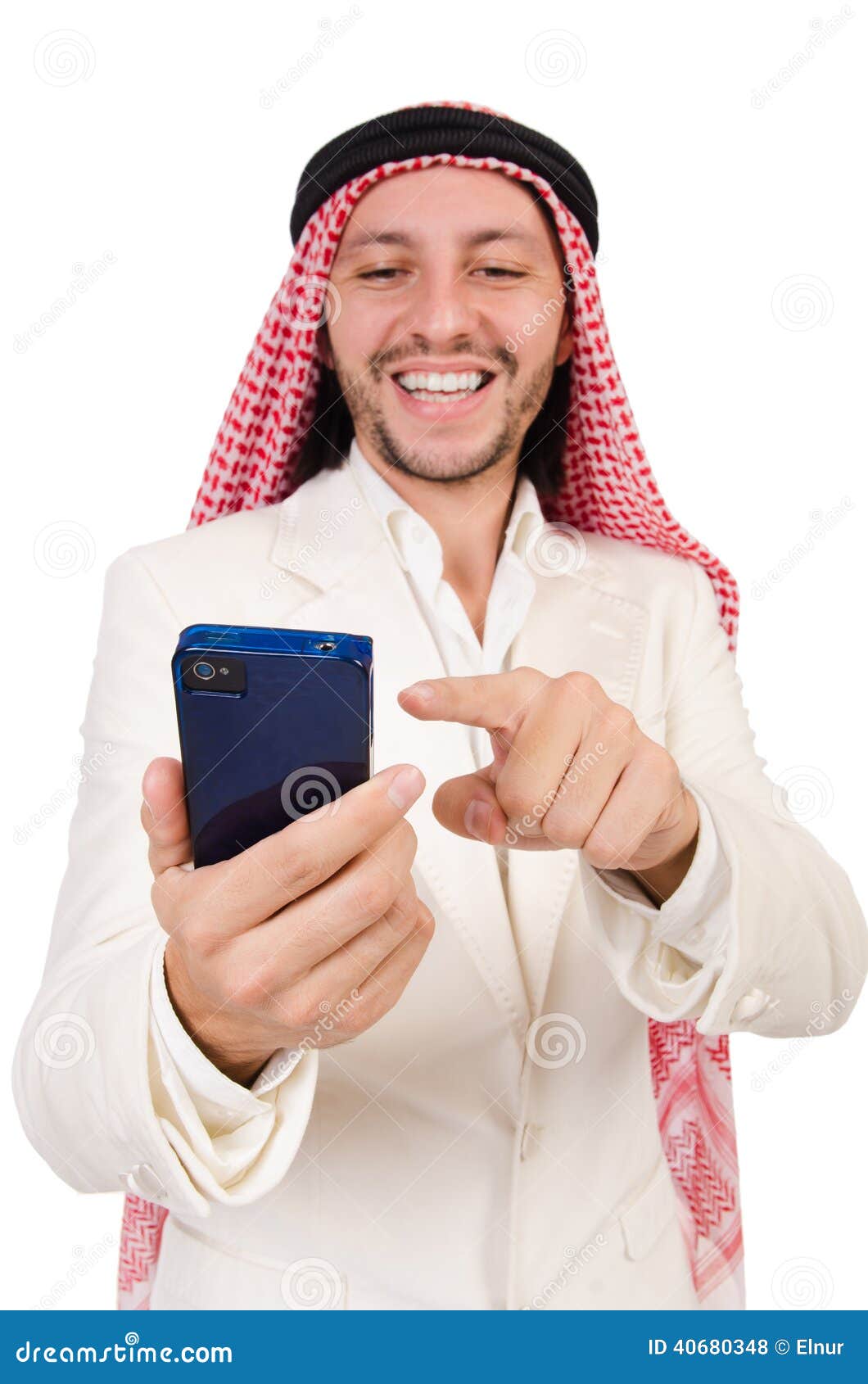 Arab man stock photo. Image of race, muslim, arabian - 40680348