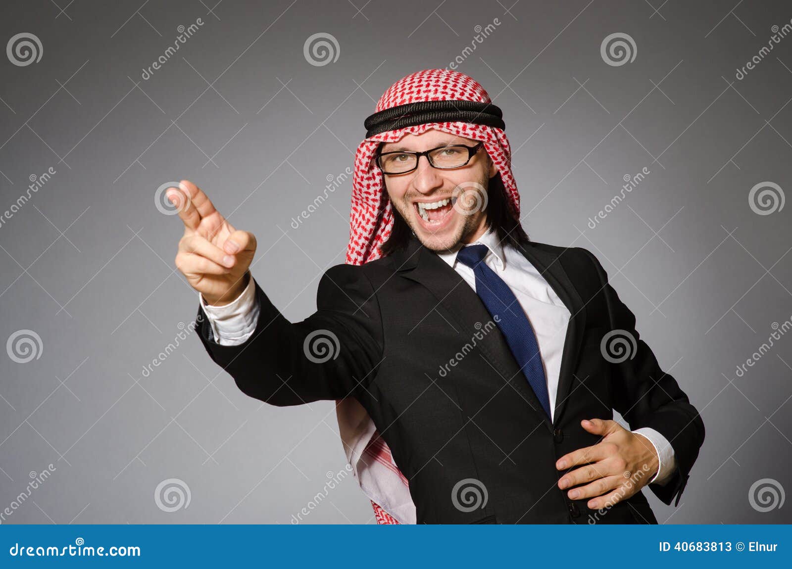 Arab man stock image. Image of arab, display, pressing - 40683813