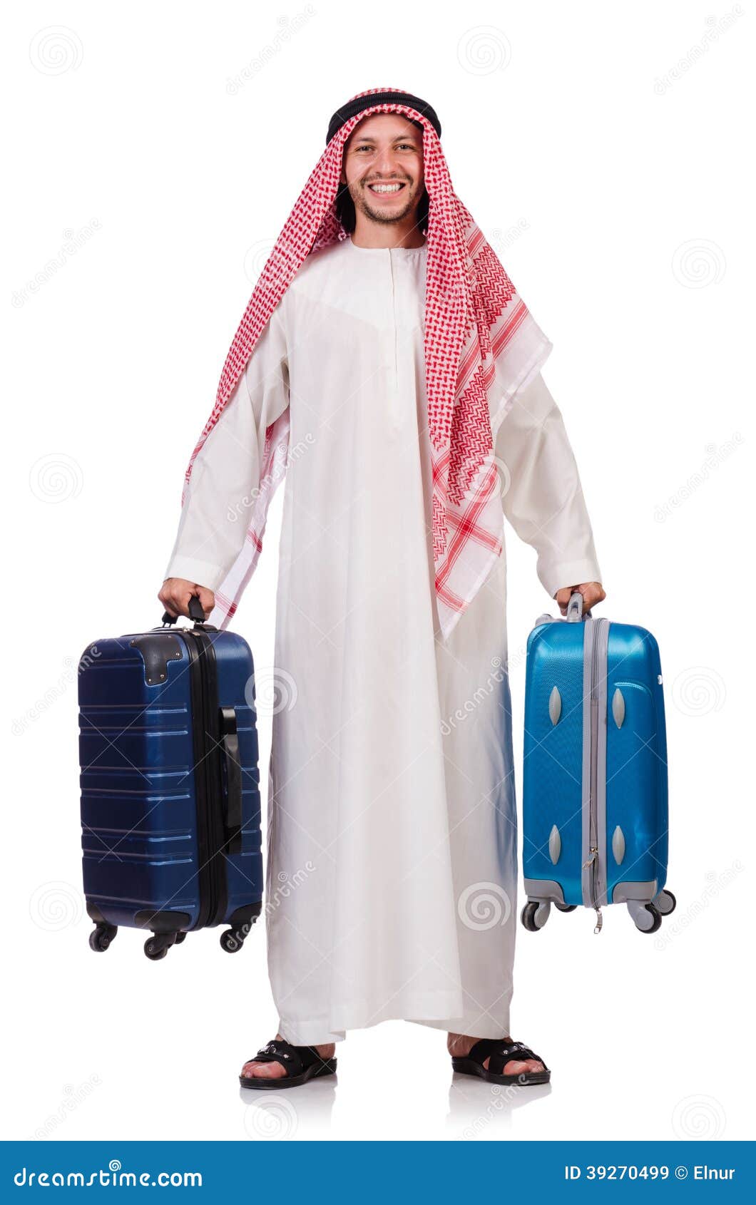 Arab man stock image. Image of heavy, handsome, briefcase - 39270499