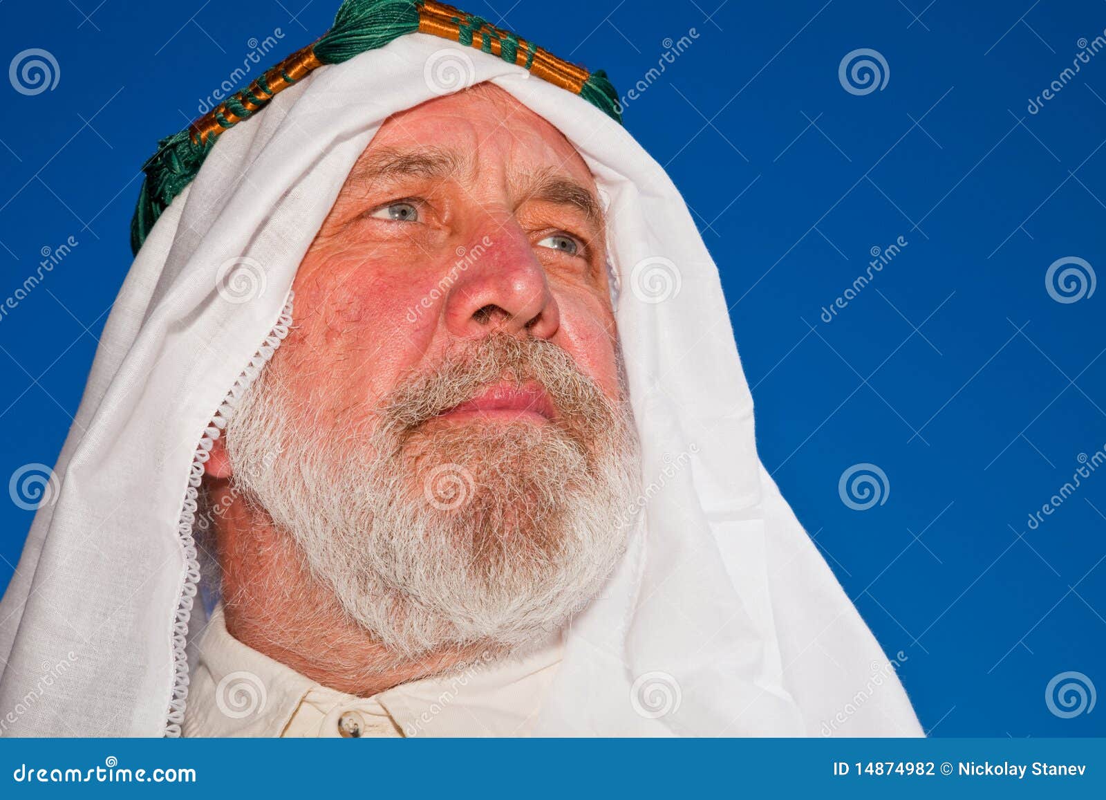 Arab Man Outdoor Portrait stock photo. Image of calm - 14874982