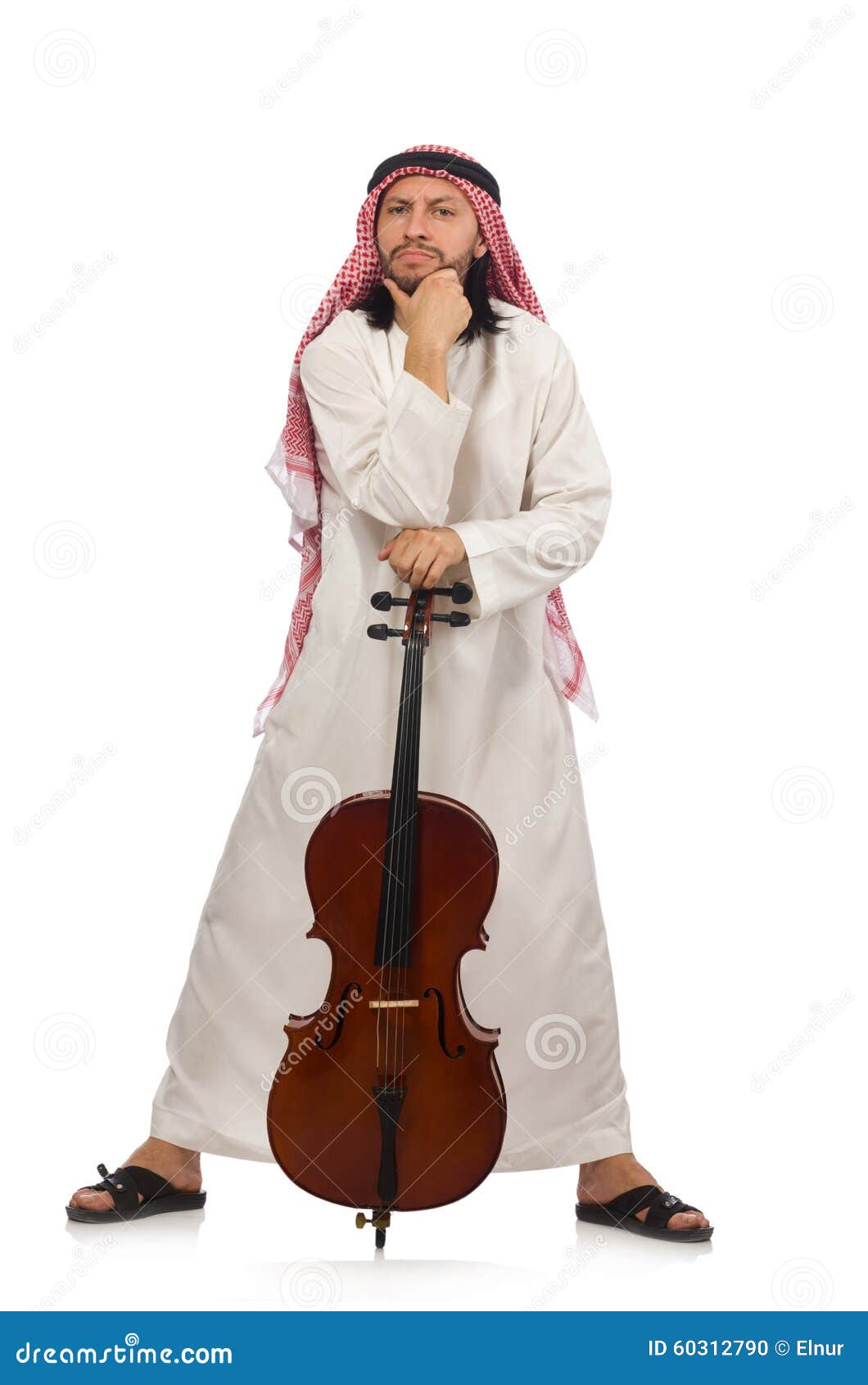 Arab Man Playing Musical Instrument Stock Photo - Image of concert ...