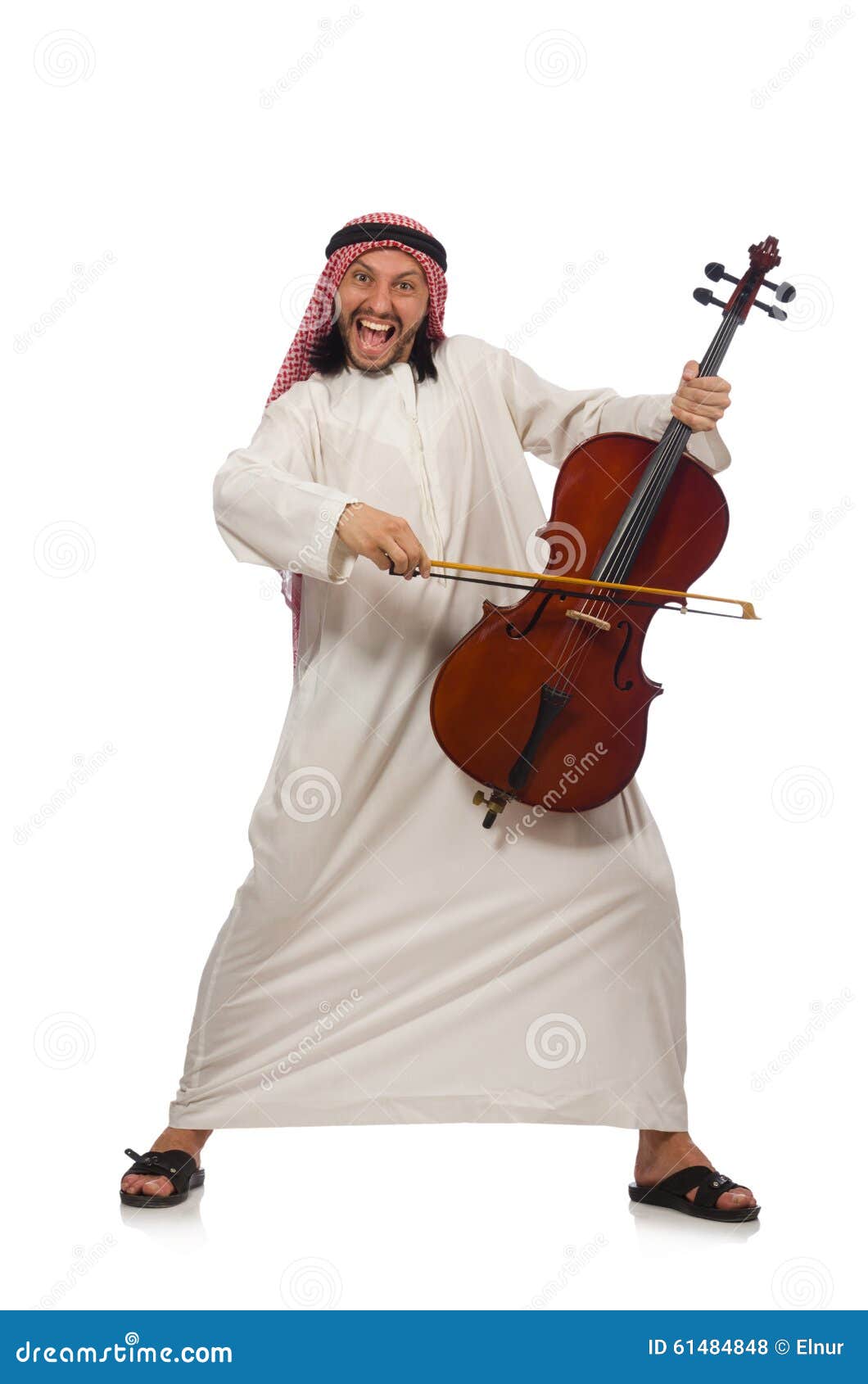 The Arab Man Playing Musical Instrument Stock Photo - Image of concert ...
