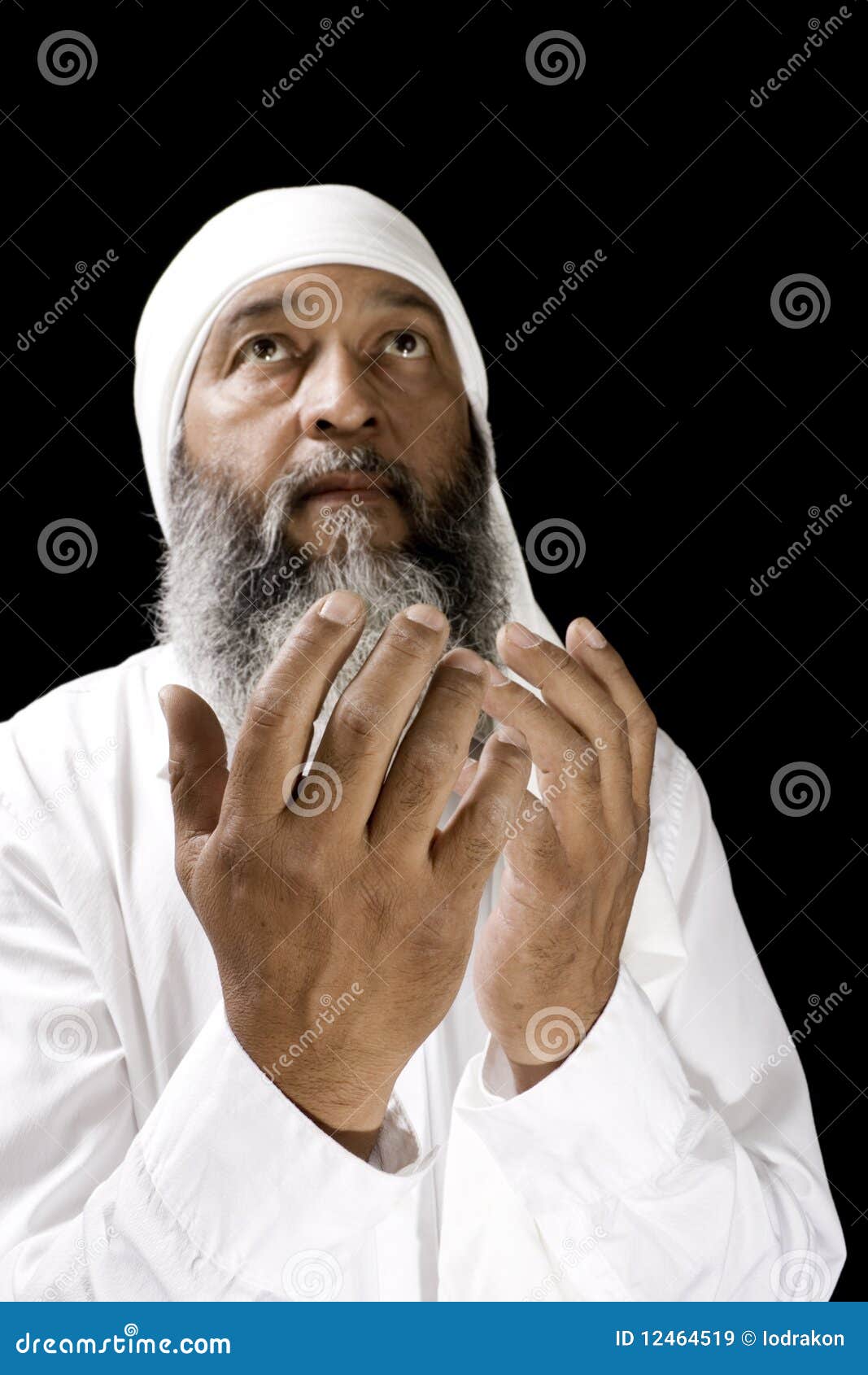 Arab Man Praying In The Holy Month Of Ramadan Stock Photography ...